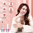 Saviland Dip Powder Nail Kit Quick Starter Set With 15ml Activator 2 In 1 Base And Top Coat