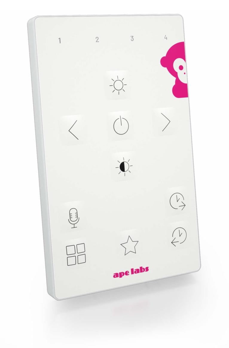 Open Box Ape Labs ApeRemote (White) | 2.4GHz RF Universal Remote ...