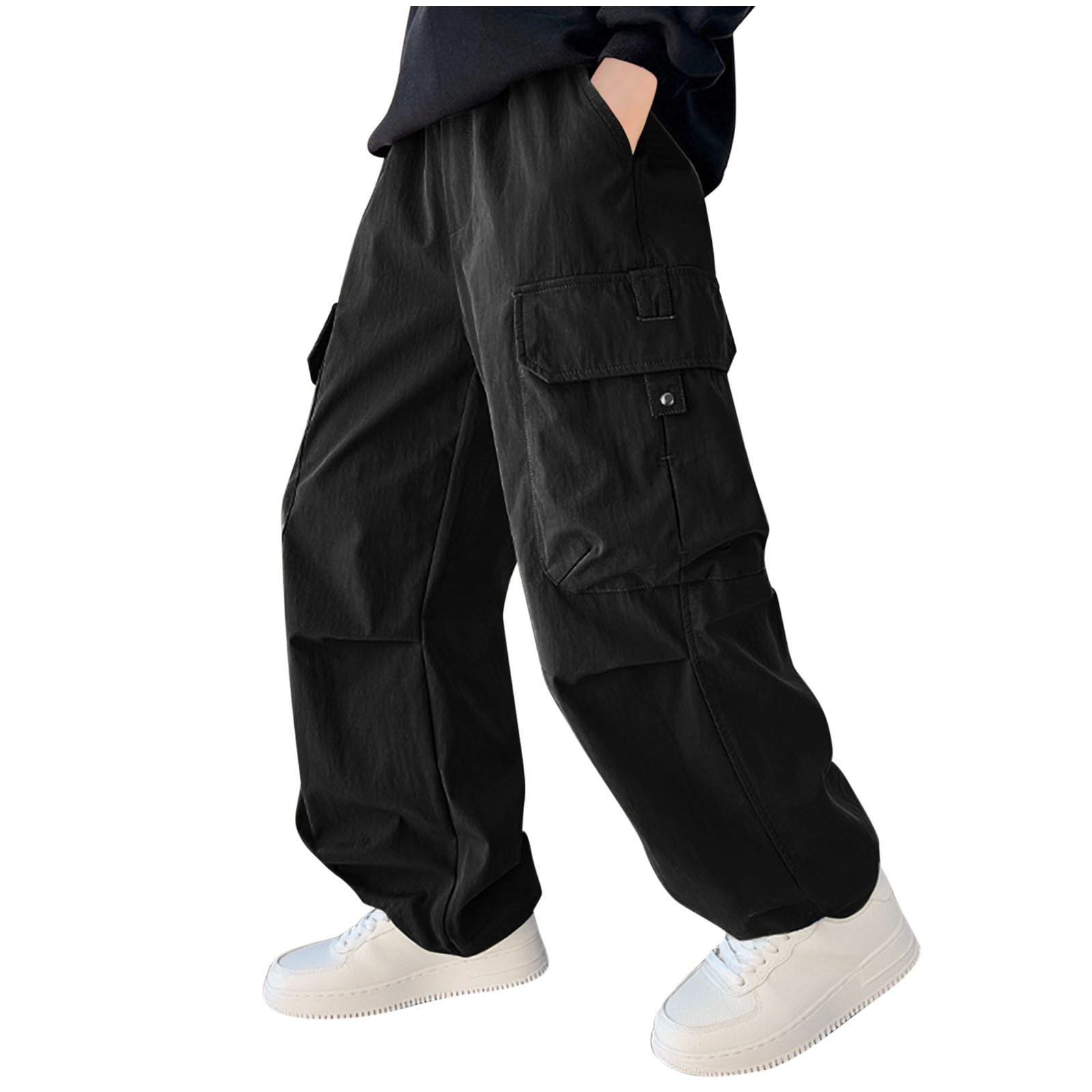 Click here for Grrvtrz Boys Cargo Pants Teen Kids Drawstring Stra... prices