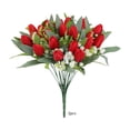 2pcs Artificial Tulip Bouquet, Elegant Faux Floral Ornament, Premium ...