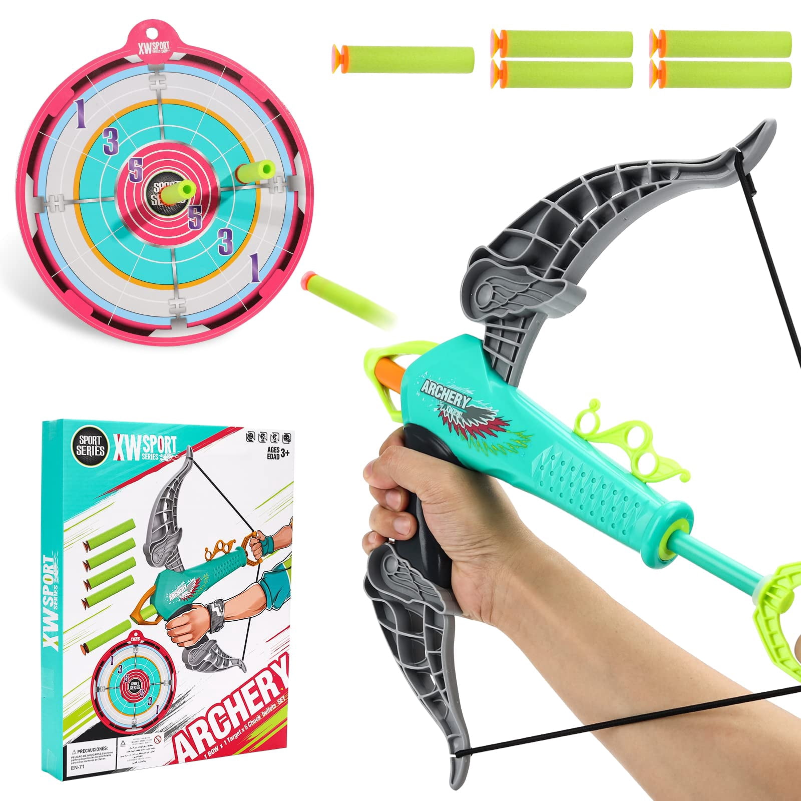 dikence-bow-and-arrow-toy-set-for-3-4-5-6-7-year-old-boys-girls