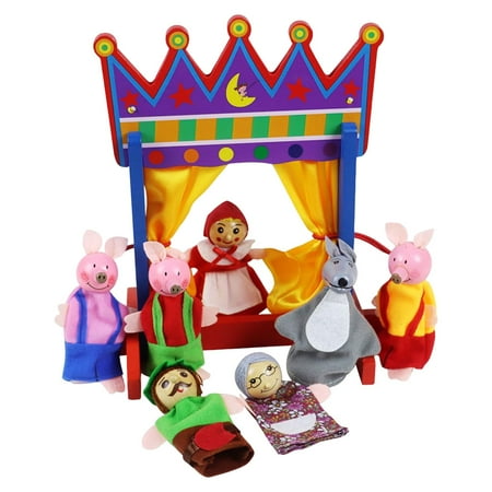 Puppet Stand Set Decorations Interactive Toys Party Favor Plush Doll ...