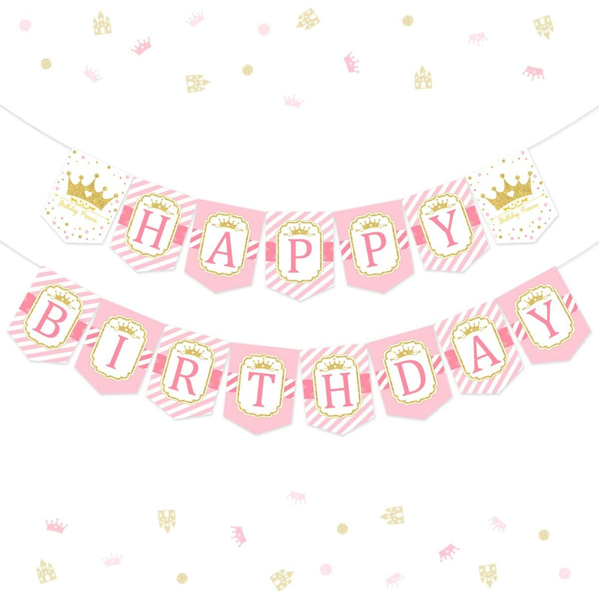 Printable Princess Birthday Banner