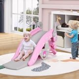 Laicejoy 4-In-1 Rocking Horse & Slide Set, Multifunctional Rocking ...
