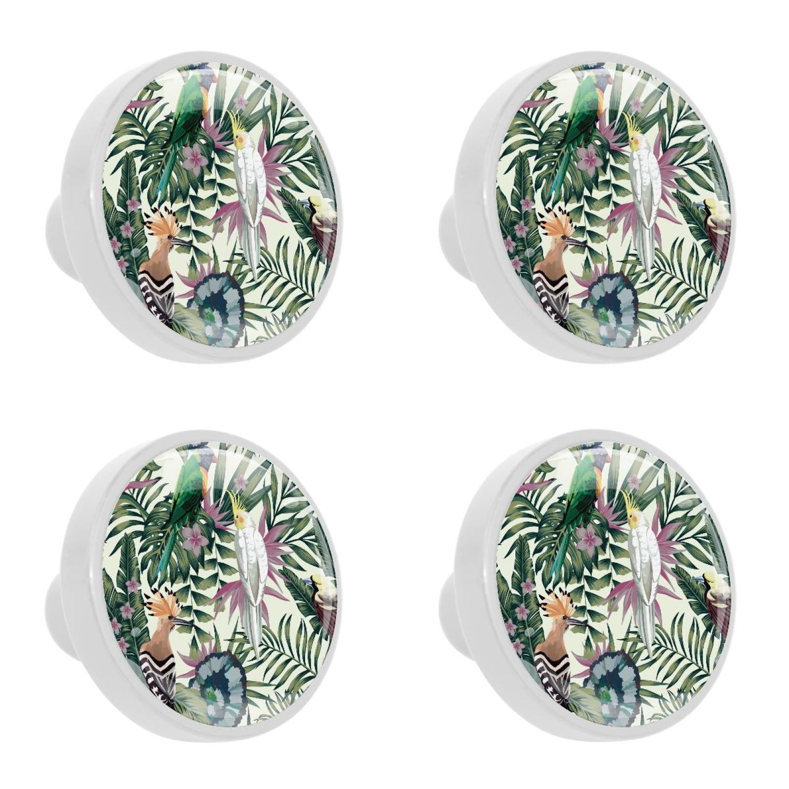 4 Pcs Parrot Knobs for Kitchen Cabinet Cupboard Dresser Bookcase Drawer ...