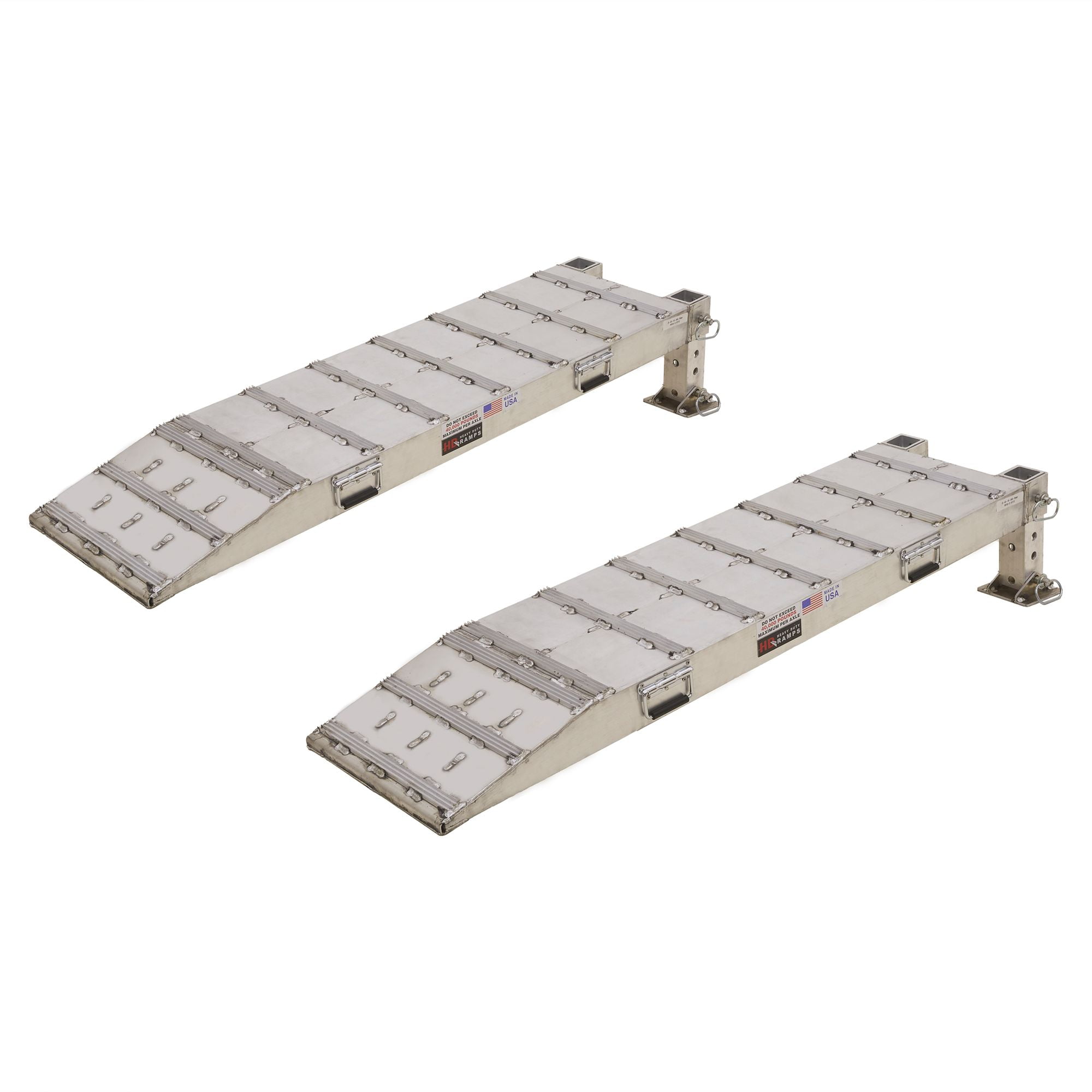 HD Ramps 66in L Adjustable Trailer Risers for up to 18in W Single ...