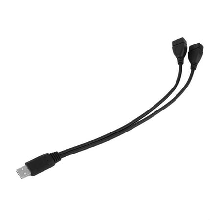 2021 New Arrival USB 2.0 A Male to USB Female 2 Double Dual USB Female ...