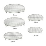 leaveforme Round Cooking Rack, Baking Cooling Steaming Grilling Rack ...