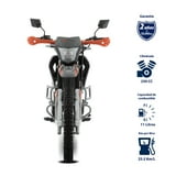 Motocicleta DM250 NEGRO NARANJA ITALIKA Doble Propósito | Bodega ...