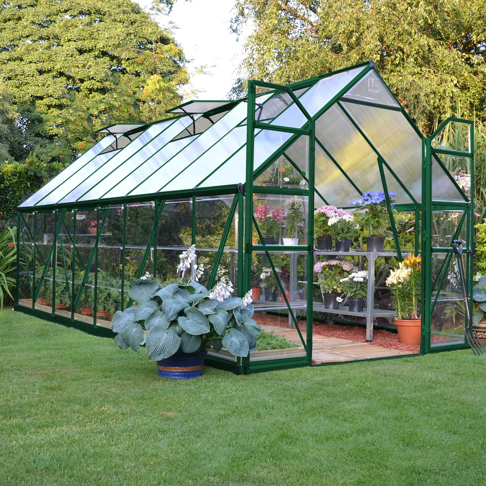 Palram Balance - 8' x 16' - Walk-In Greenhouse - Walmart.com - Walmart.com