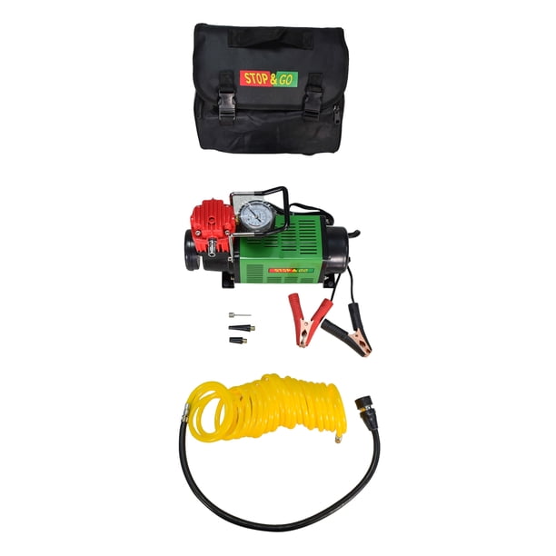 Stop & Go 2000 Portable 12 Volt Air Compressor - Inflates Up to 42 ...