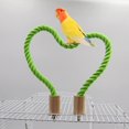 2 Pack Bird Hemp Rope Perch Swing, Bird Cage Stand Pole Accessories ...