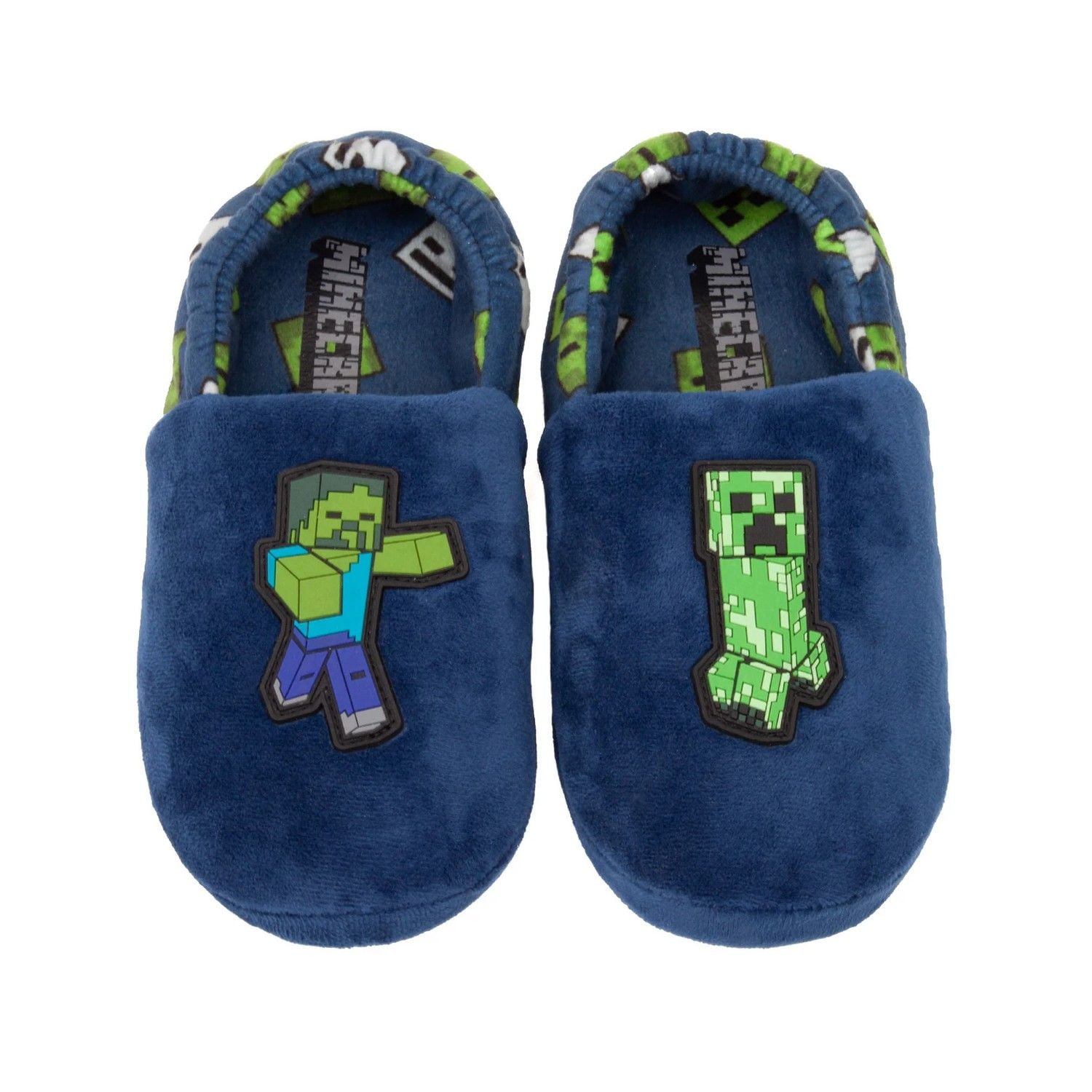 Click here for Minecraft Boys/Girls Vs Creeper Slippers 5 Big Kid prices