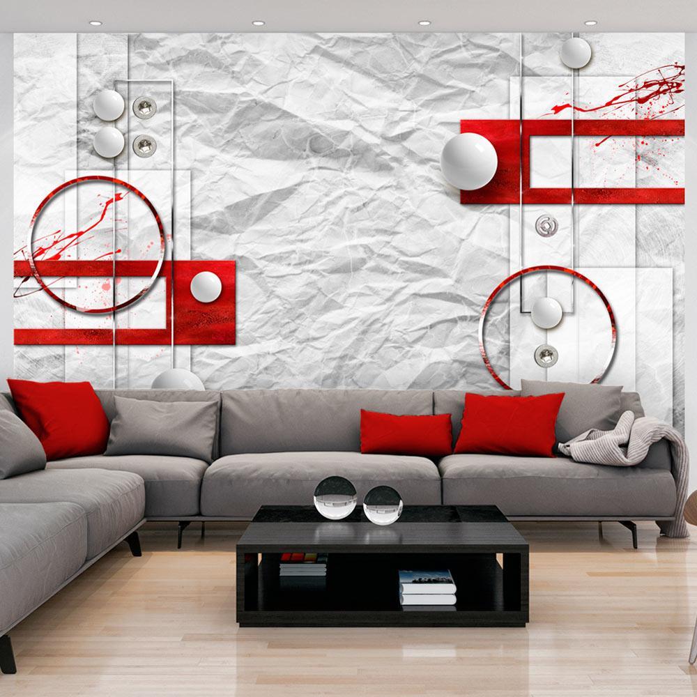 Tiptophomedecor Abstract Wallpaper Wall Mural - Paper Abstraction ...