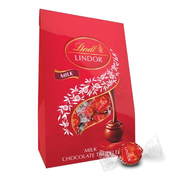 Lindt Lindor Hazelnut Milk Chocolate Truffles, 5.1 Oz. - Walmart.com