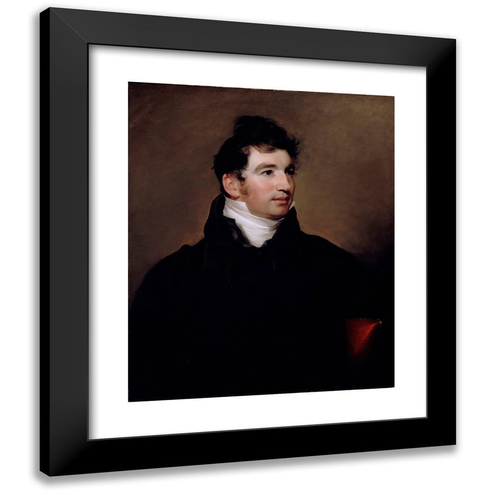 Thomas Sully 12x14 Black Modern Framed Museum Art Print Titled - Dr ...