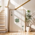 Four Leaf Clover Playing Card Print Sage Green Irish Wall Art Shamrock ...