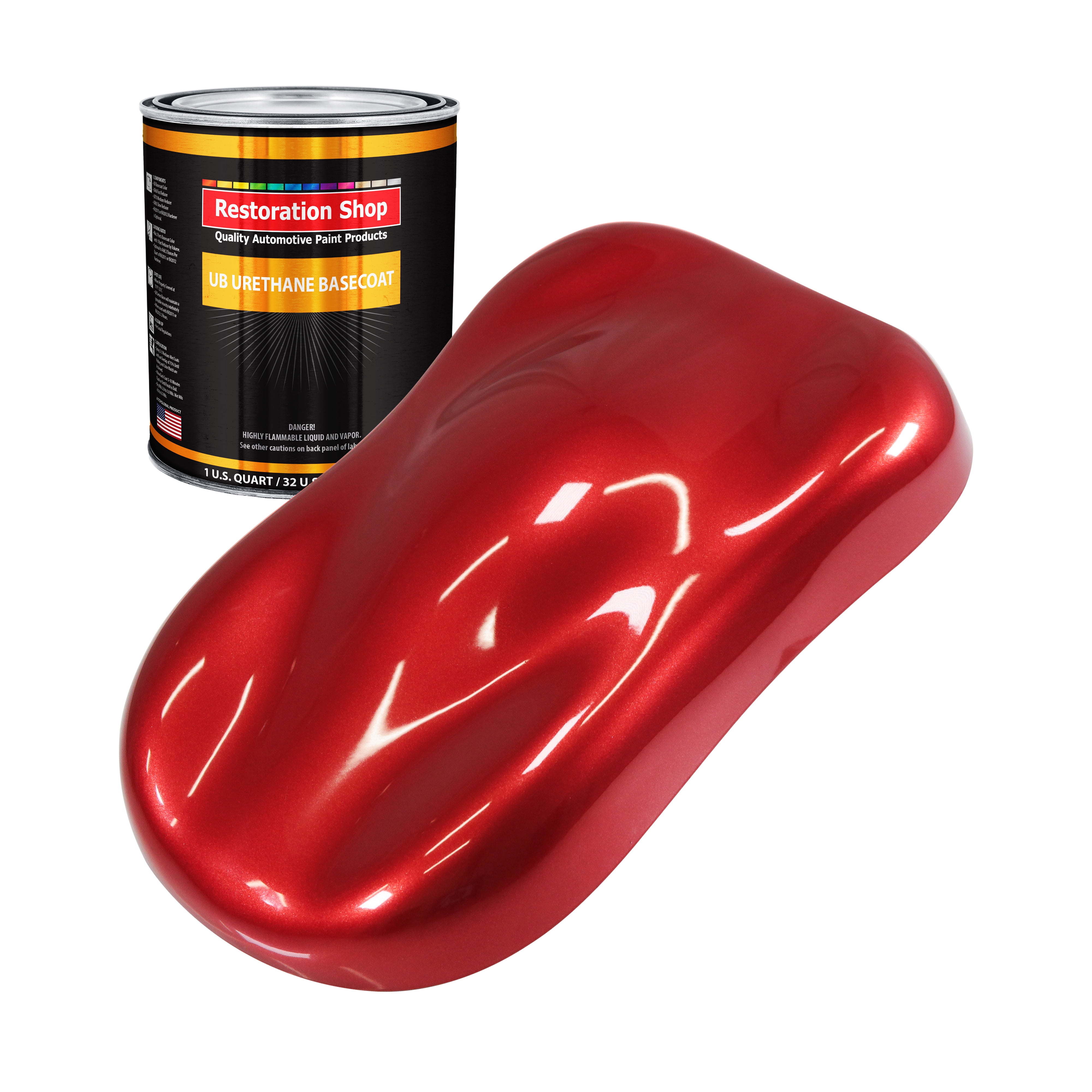Firethorn Red Pearl 1 Quart URETHANE BASECOAT Car Auto Body Paint ...