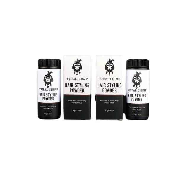 Tribal Chimp Hair Styling Powder Volumizing & Texturizing Colorless ...