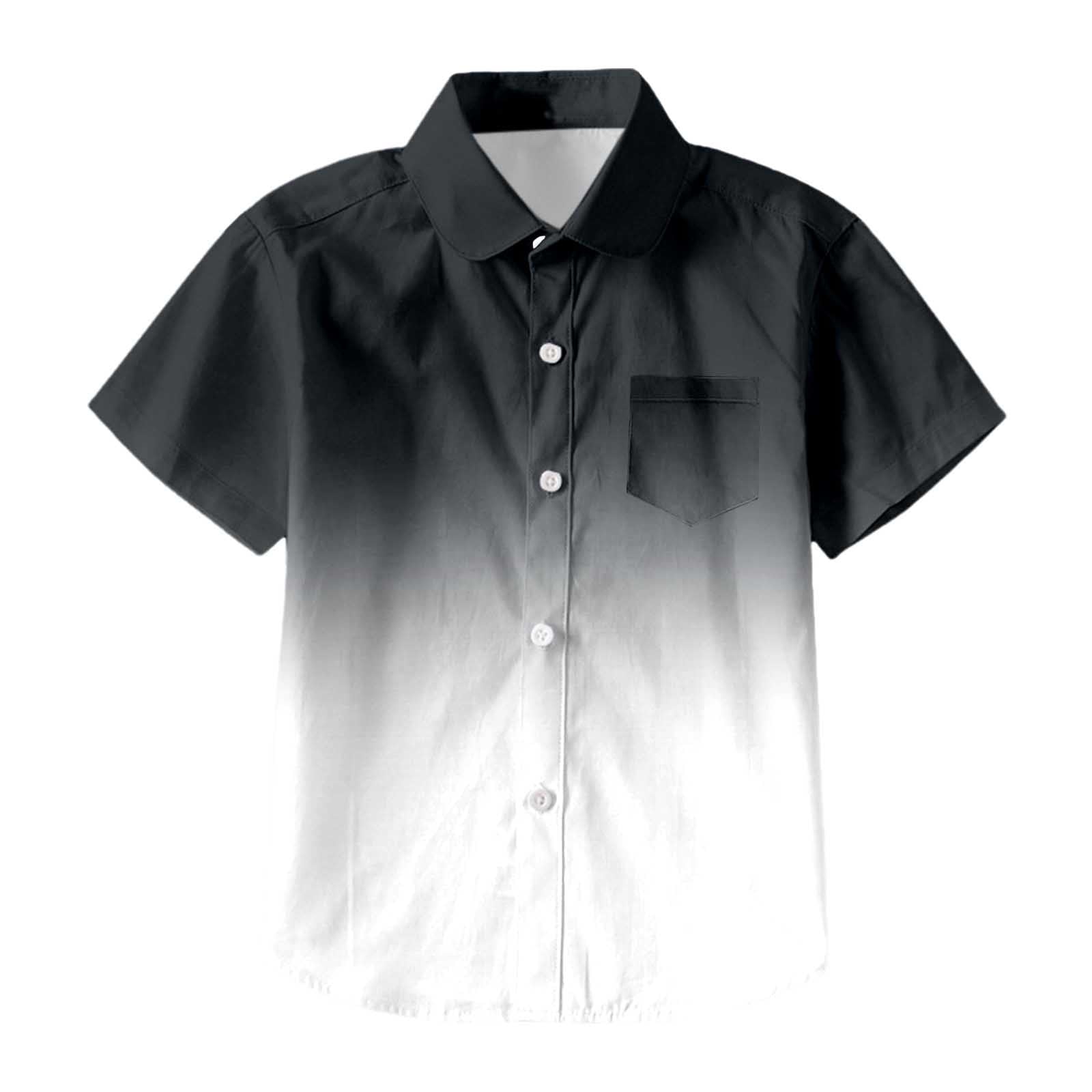 Click here for Sunnyoo Little Boys Gradient Beach Shirt Loose Sho... prices