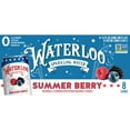 Waterloo Sugar-Free Flavored Fizzy Carbonated Drink, Summer Berry, 12 fl oz, 8 Pack Cans ...