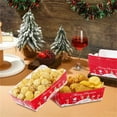 Elegant Christmas Themed Disposable Paper Food Serving Tray Holiday ...