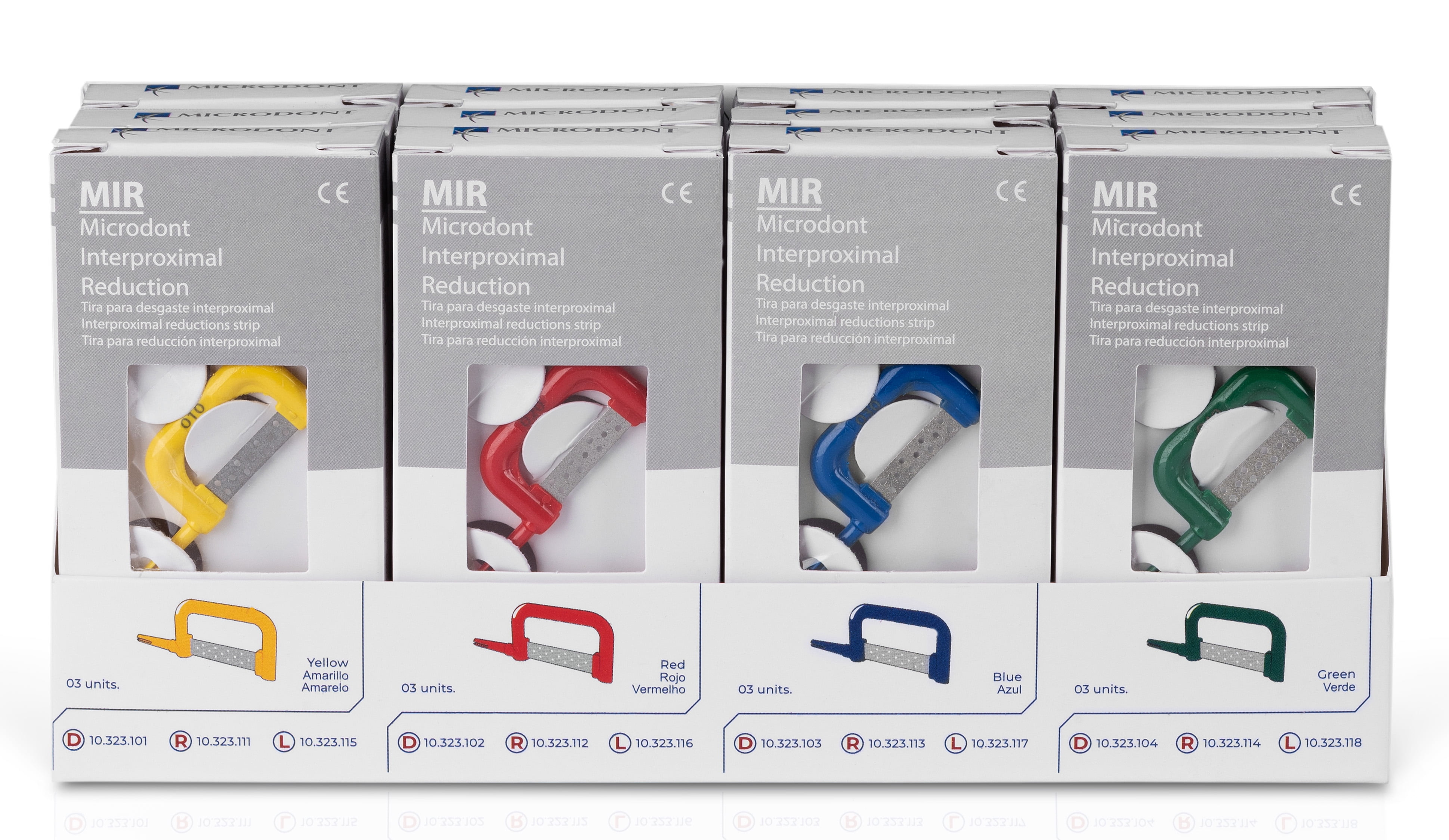 INTERPROXIMAL REDUCTION kit, contains 13 pieces all grits all styles ...