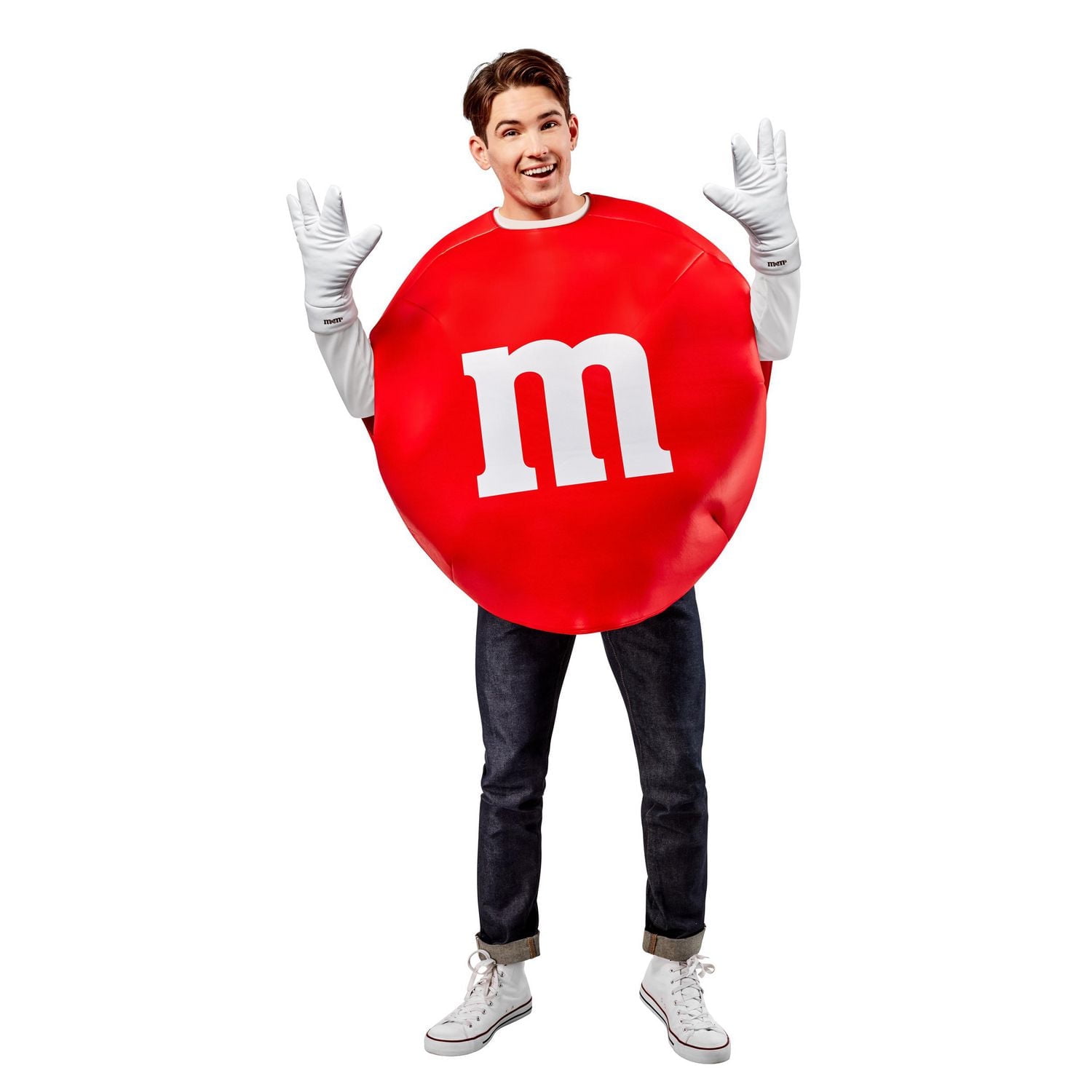 Click here for Rubies M & ms Red Adult Unisex Costume prices