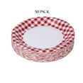 Picnic Themed 9" Disposable Round Paper Plates 100 Pack - Walmart.com