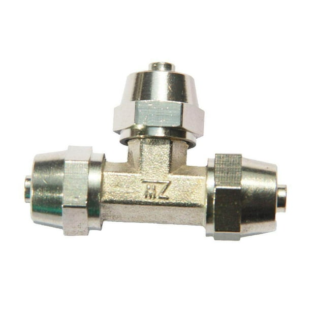 freestylehome T Shape Air Line Hose Compressor Fitting Connector Quick ...