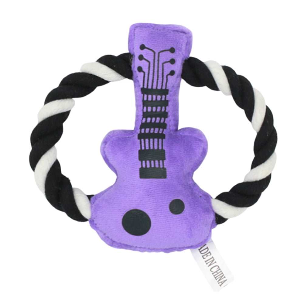 Click here for Trayknick Pet Dog Puppy Cotton Rope Guitar Shape P... prices
