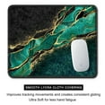 BOSOBO Anti-Slip Mouse Pad, Teal Marble, Durable Edges, for Gaming ...