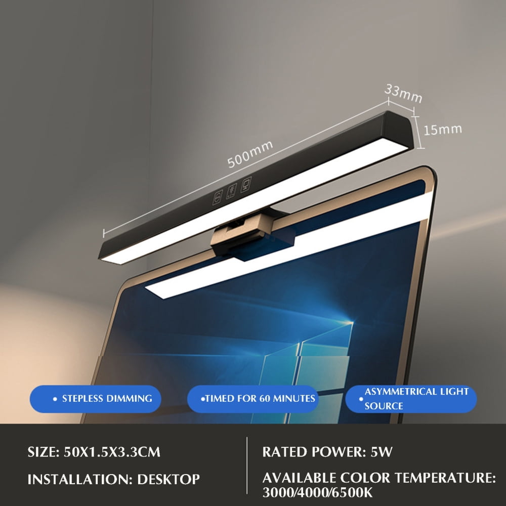 LED Reading Desk Hanging Lamp Multi-Mode And Dual Control for Office ...