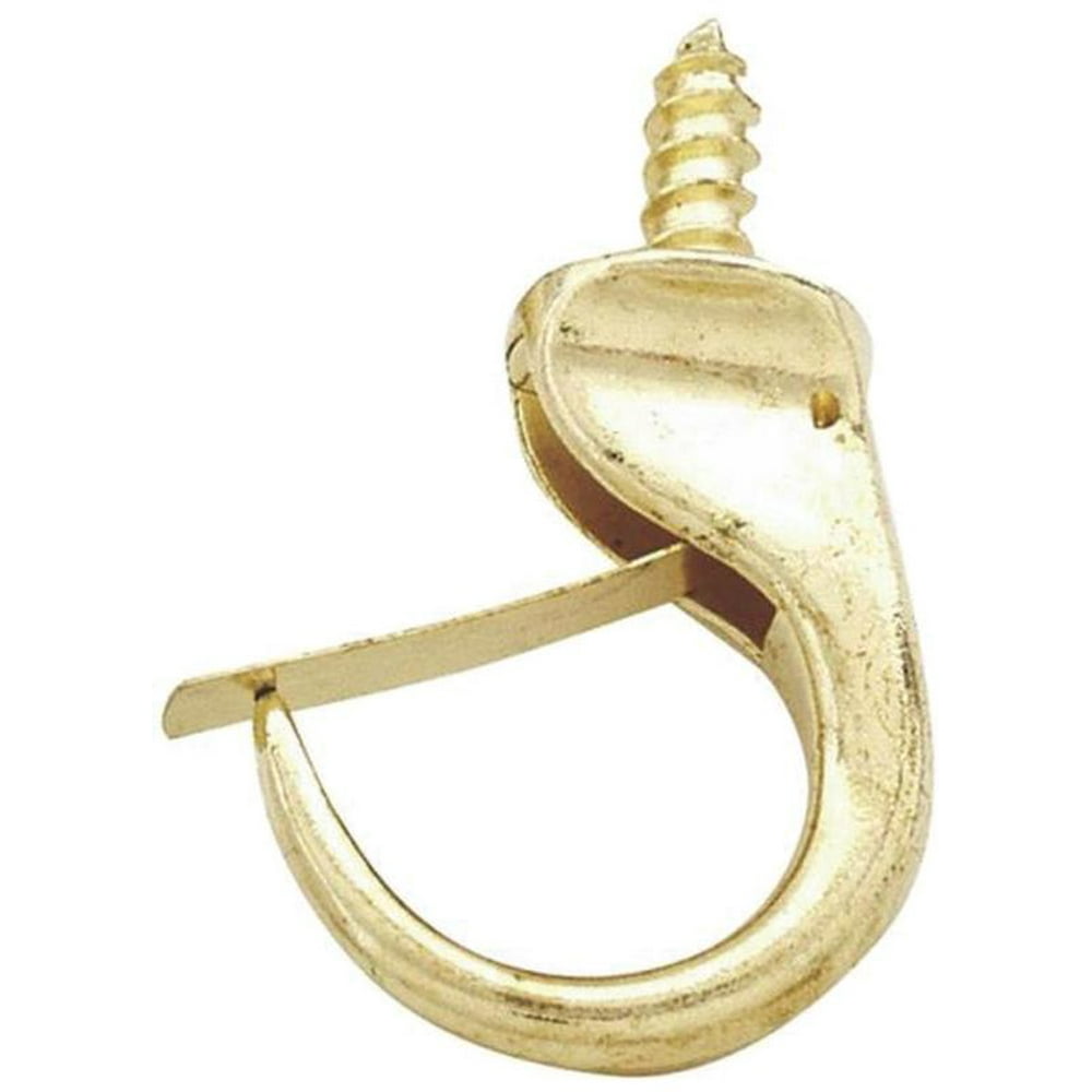 ProSource Safety Cup Hook, Steel, Polished Brass - Walmart.com ...
