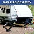 5000 lb Heavy Duty 24" RV Trailer Stabilizer Leveling Scissor Jacks w ...
