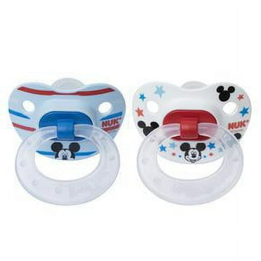 NUK Disney Mickey Mouse Orthodontic Pacifiers, 0-6 Months, 2-Pack ...