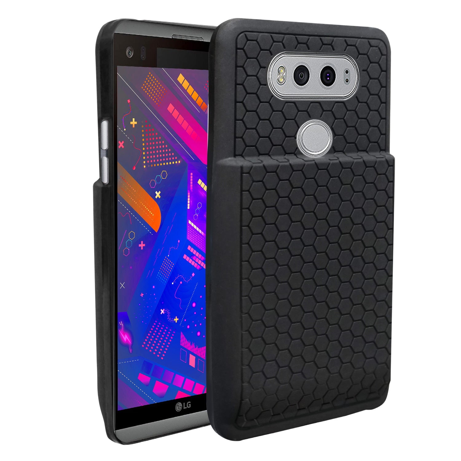 LG V20 Case - Honeycomb Pattern, Compatible with Extended Battery ...