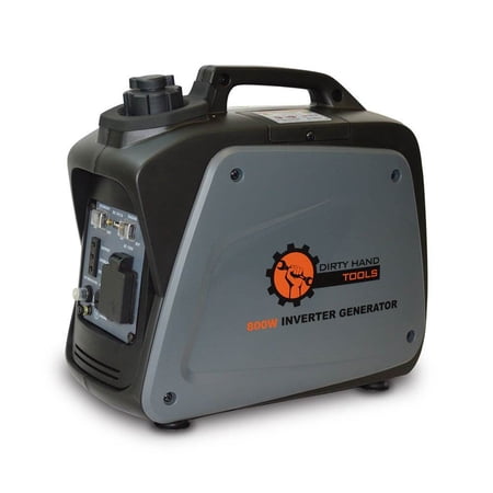 Dirty Hand Tools 800-Watt Lightweight Gas Powered Portable Inverter ...