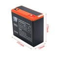 3 Pack 6-DZM-20 6DZM20 12V 24Ah Rechargeable Battery + 36V Ch for ...