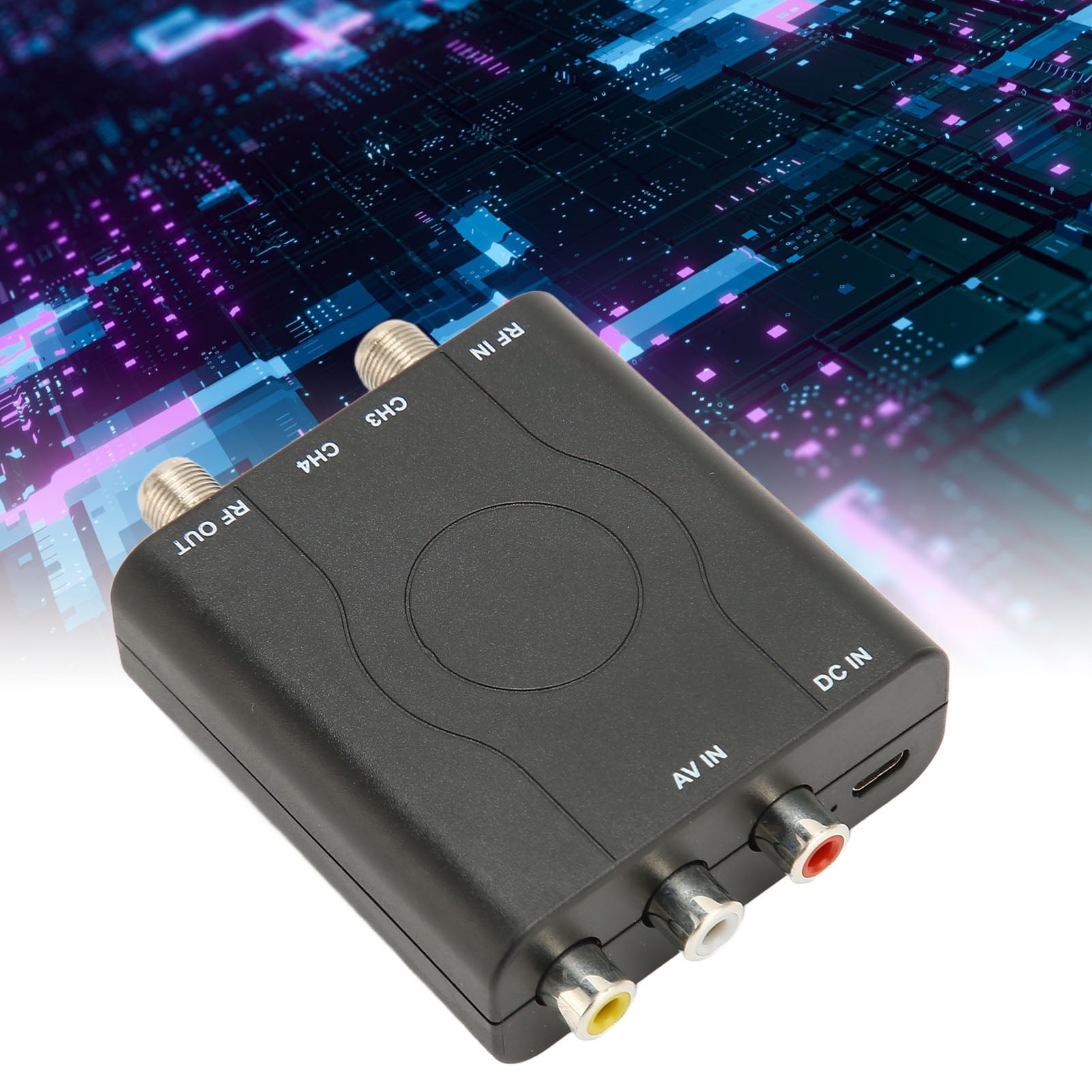 Modulador RF formato NTSC Fácil instalación Modulador profesional M61A ...