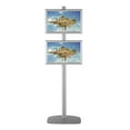 M&T Displays Free Standing Advertising Display Stand with 2 x (11x17 ...