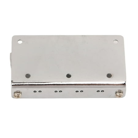 Mandolin Bridge, Metal 8 String Saddle Bridge Standard Size Glossy ...