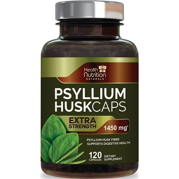 Health Nutrition Naturals Psyllium Husk Capsules 1450mg - Premium ...