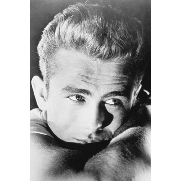 James Dean 24x36 Poster iconic pose in white t-shirt - Walmart.com ...