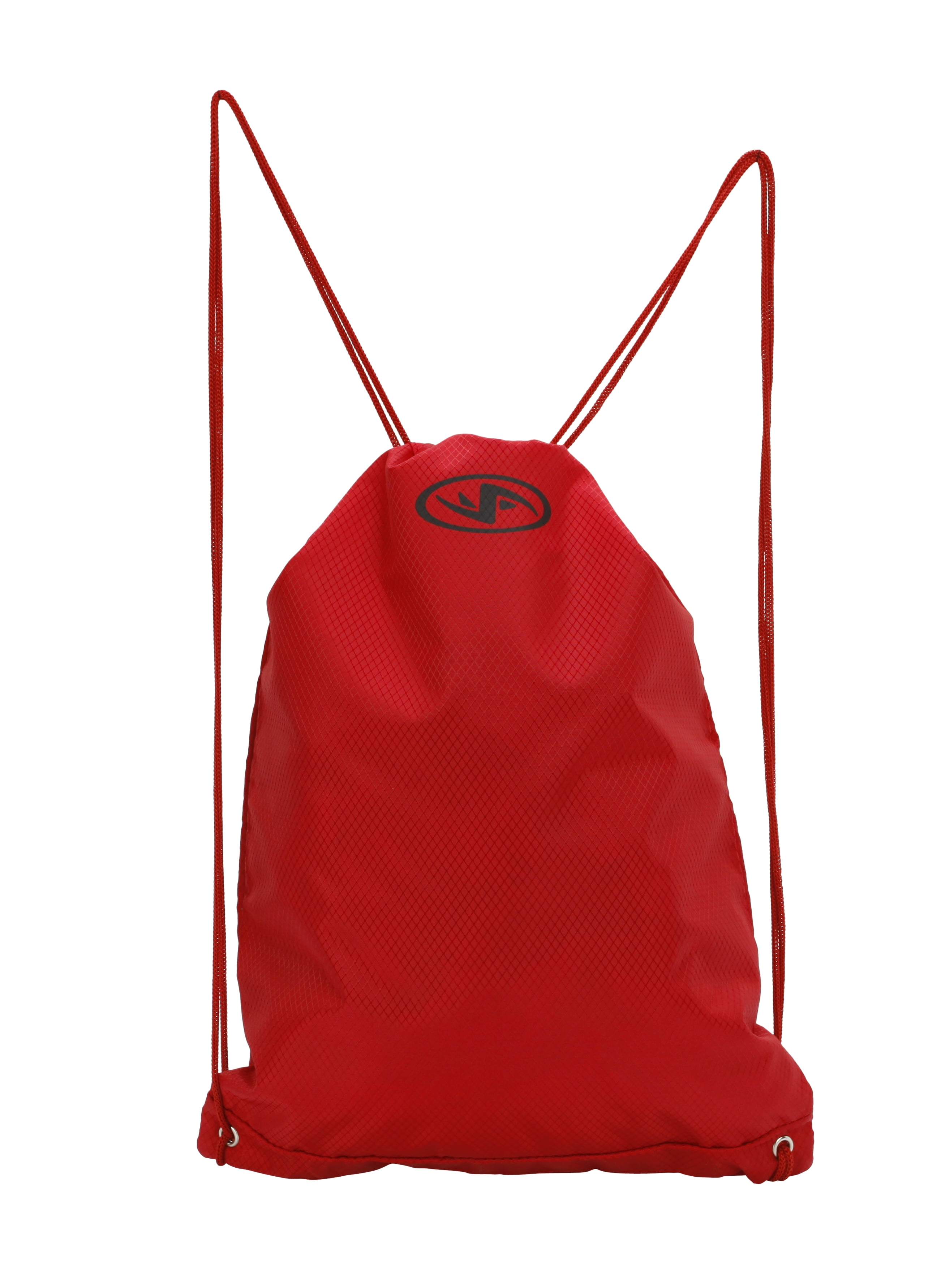 Athletic Works Unisex Adult Fitness Gym Cinch Bag Backpack, Red ...