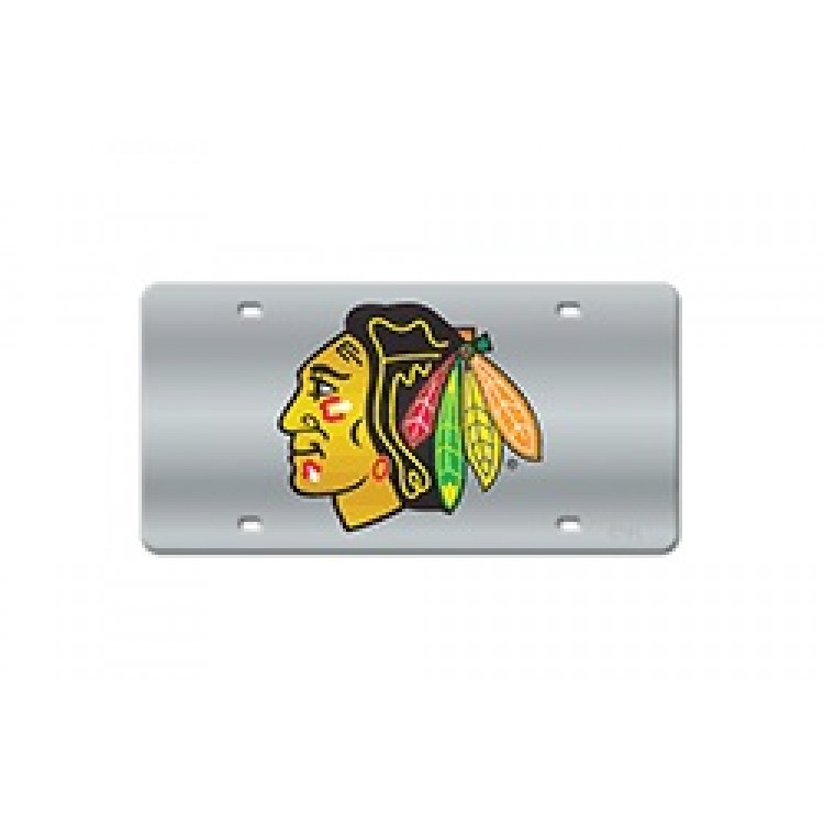 Chicago Blackhawks Silver Laser License Plate | Walmart Canada