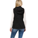 PacificPlex Womens Sleeveless Hooded Cargo Utility Vest, Large, Black ...