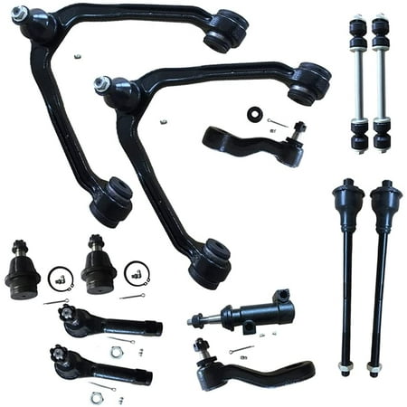 Sepeda 13pc Complete Steel Lower Control Arms Front Suspension Kit ...