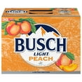 Busch Light Peach Domestic Beer 30 Pack 12 fl oz Aluminum Cans 4.1% ABV ...