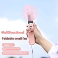 YIEMEEN Portable Desktop Fan with LED Light and Adjustable Stand ...